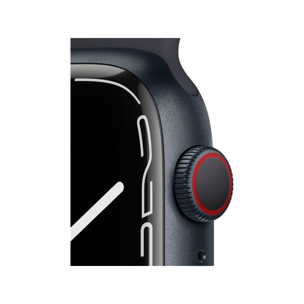Apple Watch Series 7 (GPS + Cellular) 45mm Aluminium Mitternacht mit ...